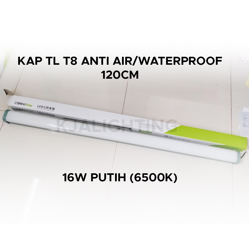 Jual KAP LAMPU TL T8 MARINE 18W 18 WATT LED PUTIH WATERPROOF ...