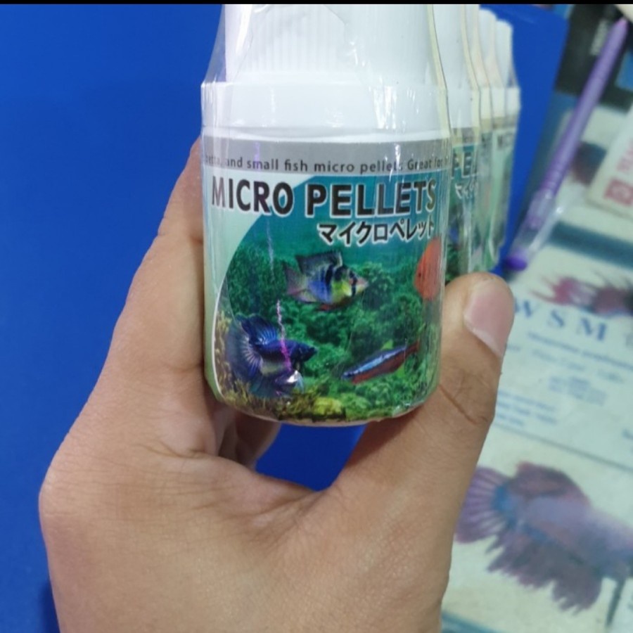 Jual Micro Pellets Mikro Pelet Makanan Ikan kecil Tropical Fish Food ...