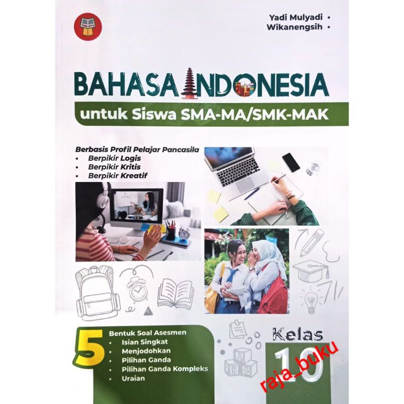 Jual BUKU BAHASA INDONESIA UNTUK SISWA SMA-MA/SMK-MAK KELAS 10/X KURIKULUM MERDEKA-PENGGERAK ...