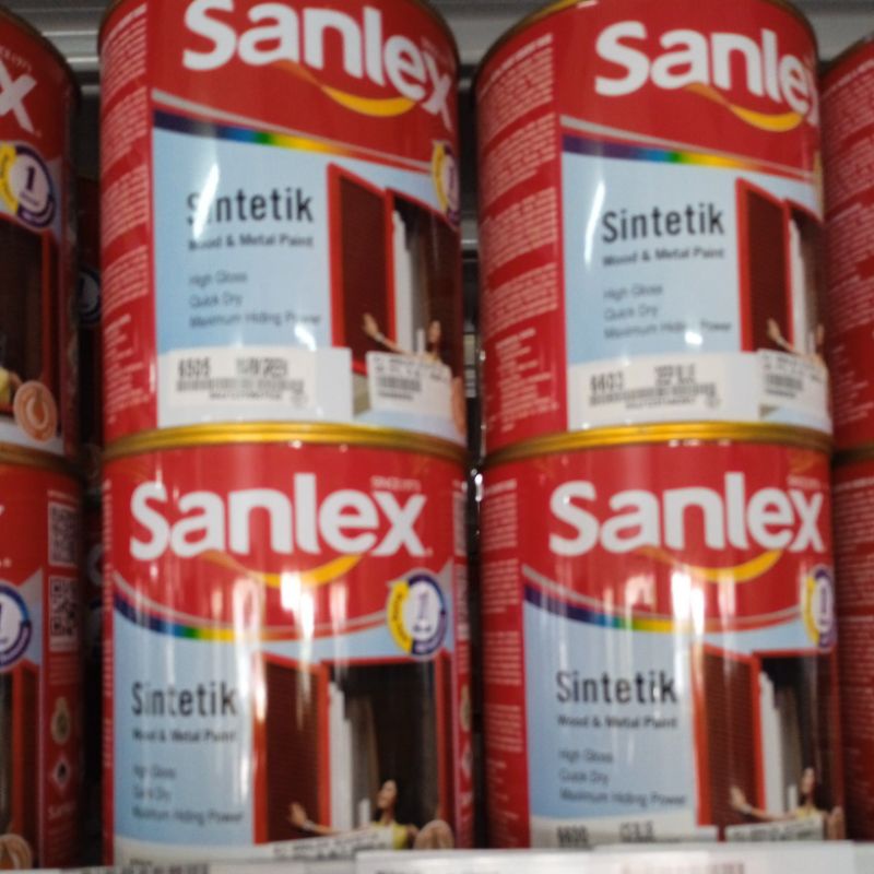 Jual cat kayu & besi sanlex sintetik | Shopee Indonesia