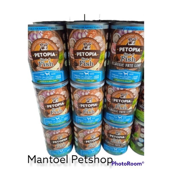 Jual PETOPIA WET FOOD 380GR - MAKANAN ANJINGBASAH FISH 380GR | Shopee ...
