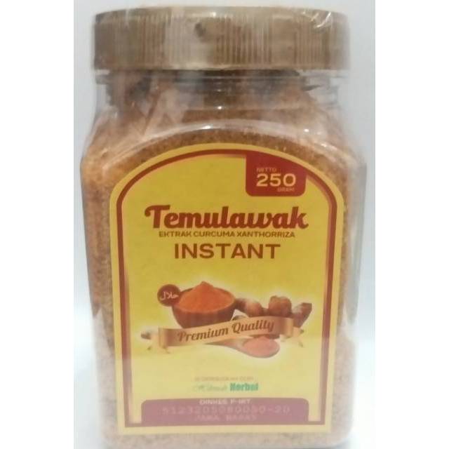 Jual SERBUK TEMULAWAK/ CURCUMIN INSTAN DRINK 250 gram | Shopee Indonesia
