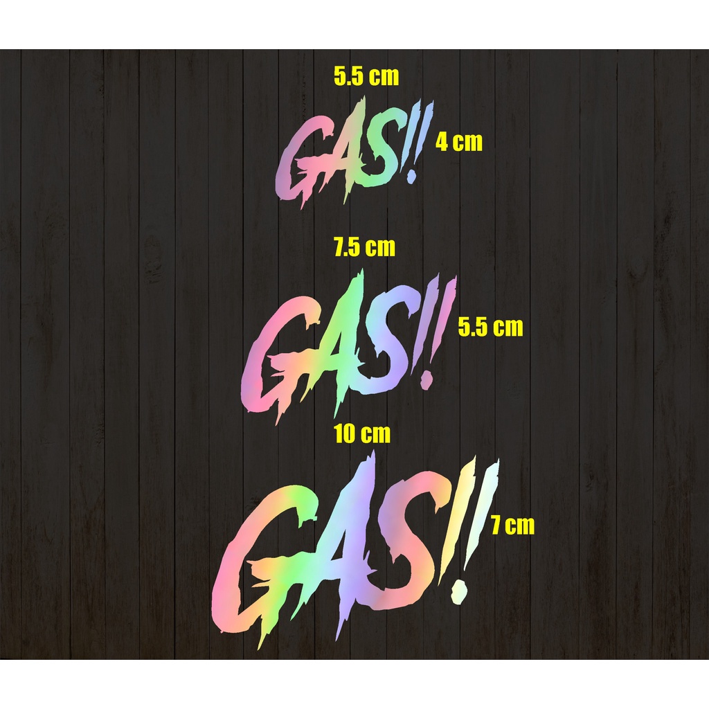 Jual cutting sticker gas - sticker gas / stiker gas viral | Shopee ...