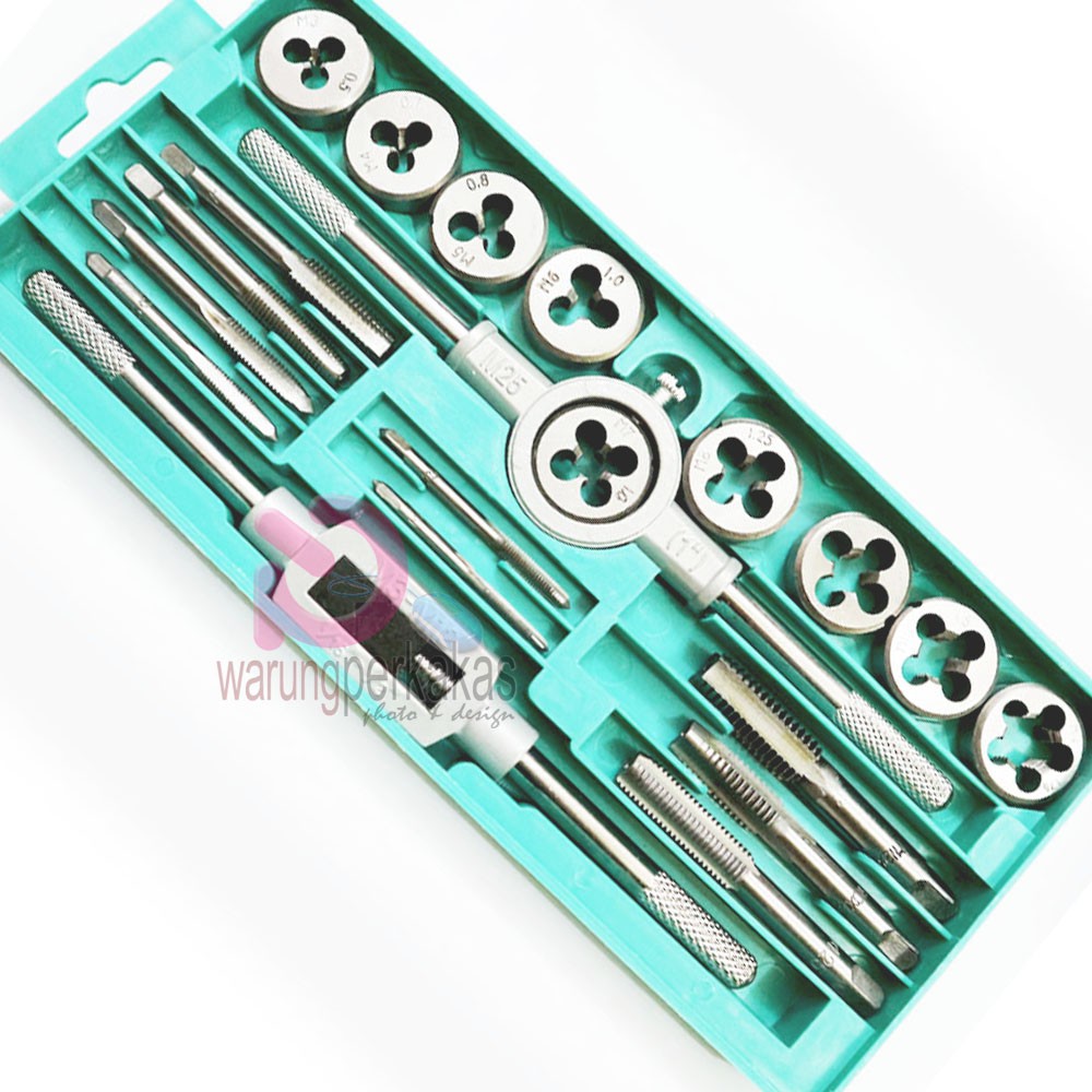 Jual DOZIRO Senai Tap Set 20pcs - Alat Tap Senai Lubang Baut | Shopee Indonesia