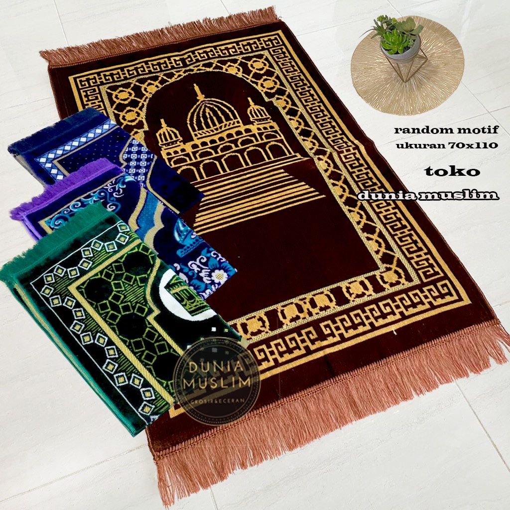 Jual Sajadah Turki Super Spigel Ukuran Dewasa Tebal Halus Dan Lumbut ...