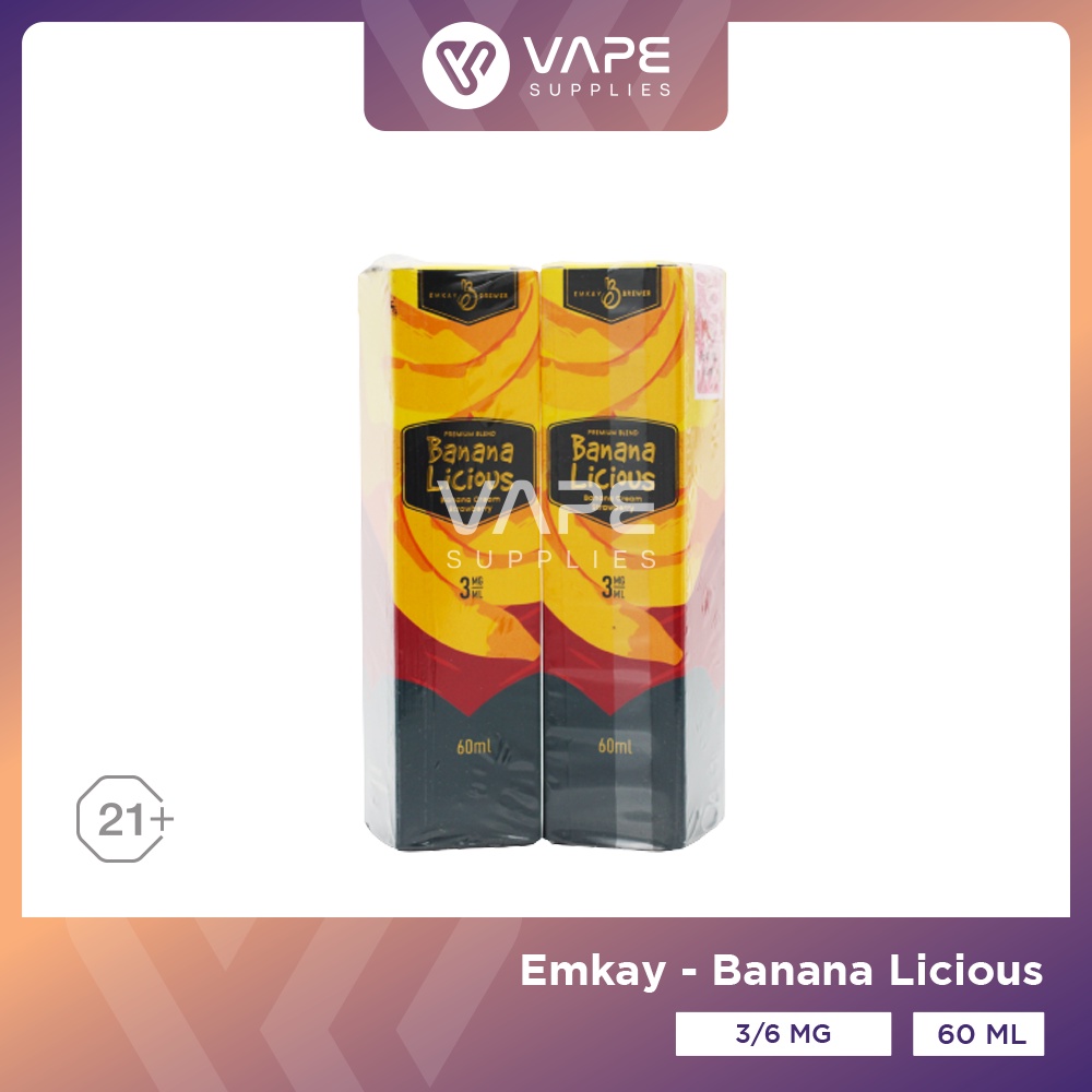 Jual Emkay - Banana Licious 60ml | Shopee Indonesia
