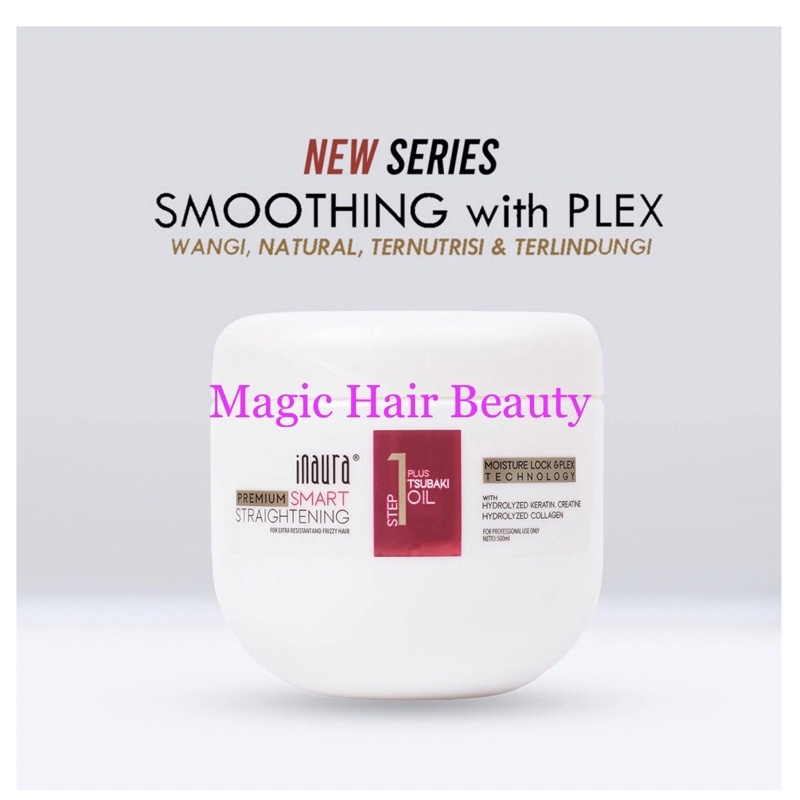 Jual Inaura straightening smoothing step1 / step2 1000gr | Shopee Indonesia