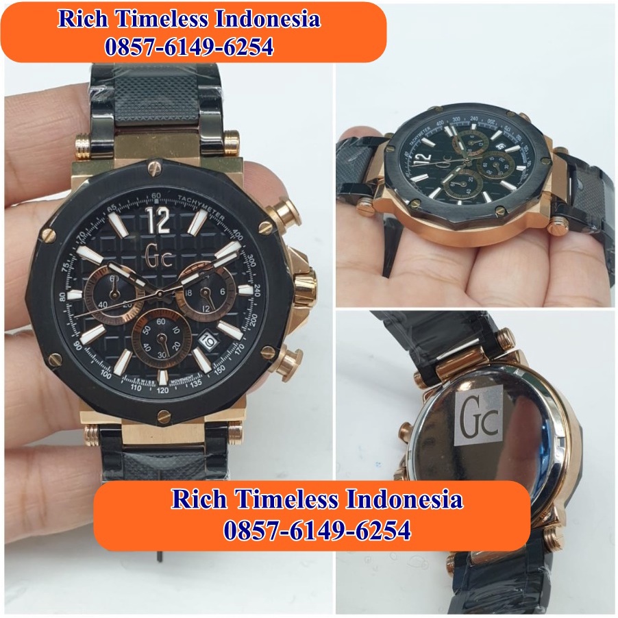 Jual Hot Sale !!! Jam Tangan Pria Mewah GC Chronograph Stainless ...