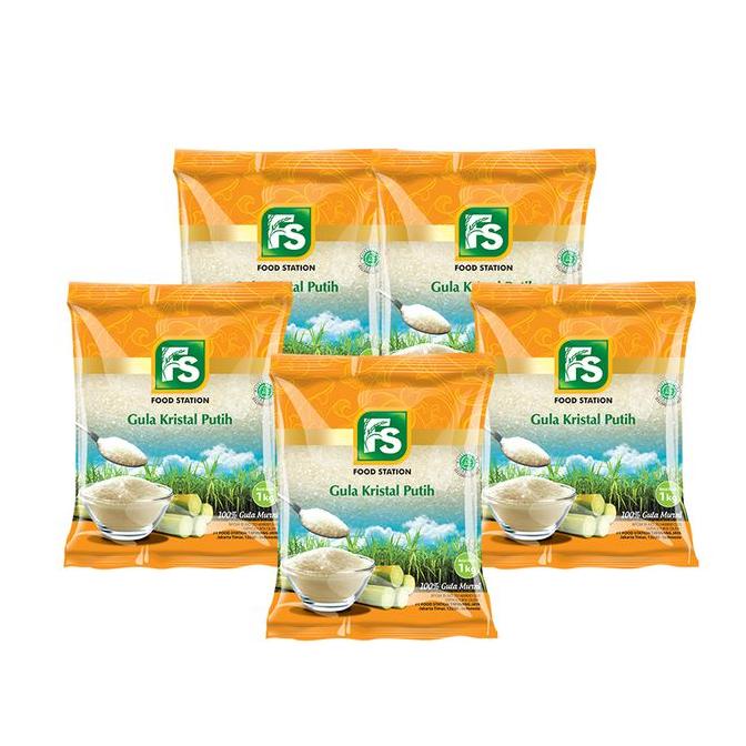 Jual Fs Paket Gula Pasir Premium 1 Kg (5 Pcs) | Shopee Indonesia