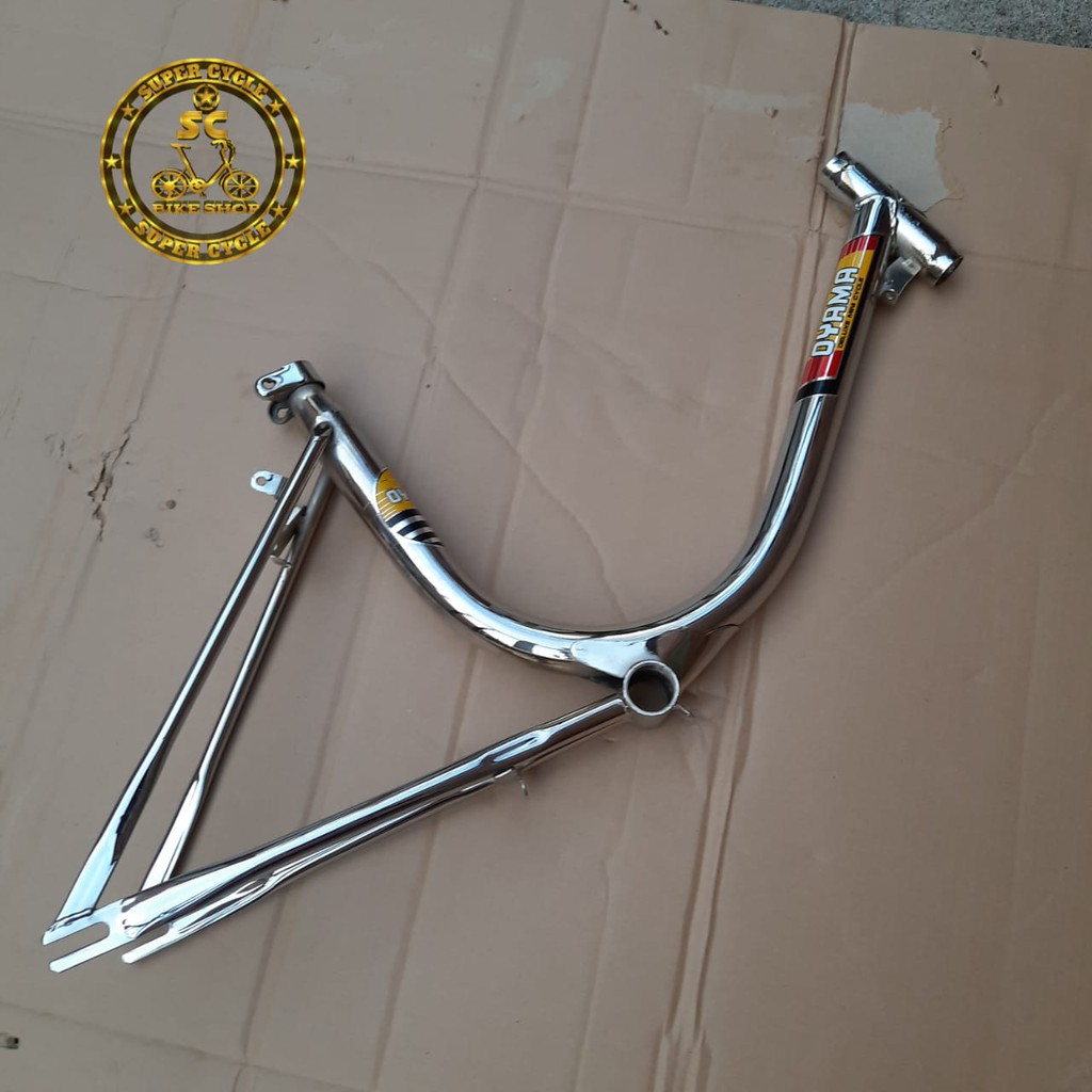 Jual FRAME OYAMA CHROME (FRAME SAJA) SEPEDA MINION / MINI SIZE 20 INCHI ...