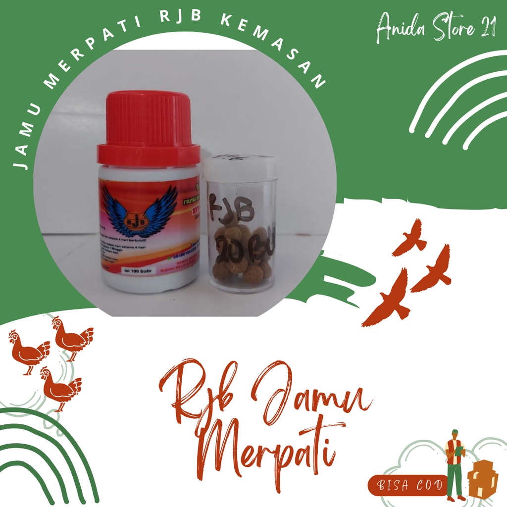 Jual Rjb Jamu Merpati Rjb Kemasan Repack Isi 20 Butir Asli Rjb | Shopee ...