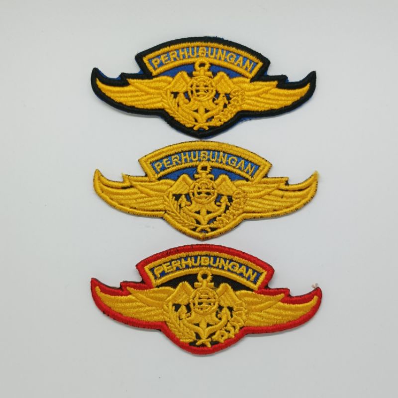 Jual Bordir Timbul Wing Perhubungan / Bordir Logo Timbul Wing ...