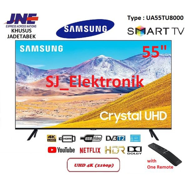 Jual Solusi LED TV Samsung 55 Inch UA55TU8000 - 55TU8000 UHD 4K SmartTV Slim Bezel terbaik ...