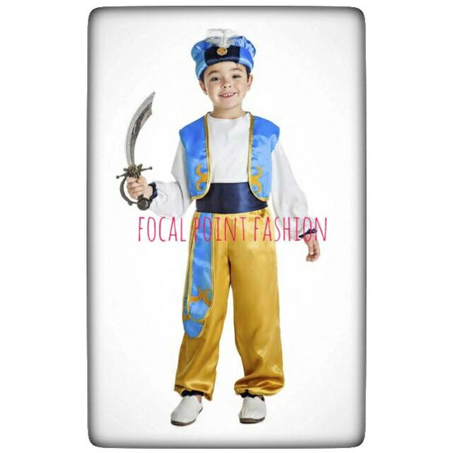Jual Kostum-aladdin-prince-ali-disney-halloween-party-costume | Shopee ...