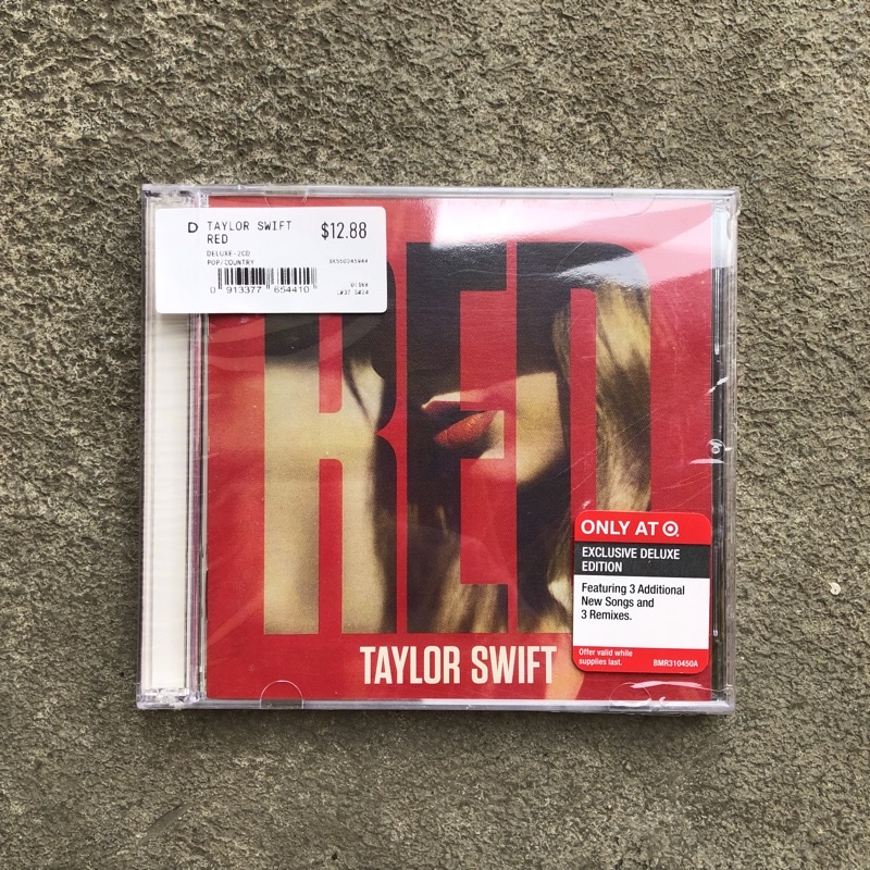 Jual CD Taylor Swift - Red Deluxe Target Edition 2CD | Shopee Indonesia