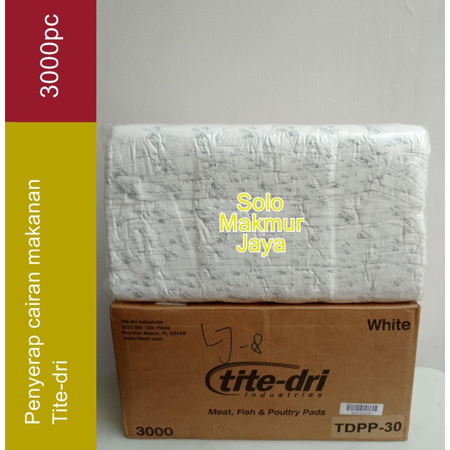 Jual Tite Dri Penyerap Cairan Makanan - Dry Lock Tite-dri - Absorbent ...