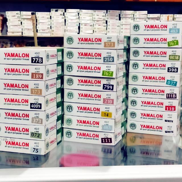 Jual Benang Jahit Yamalon 500 yard/Yamalon Sewing Thread | Shopee Indonesia