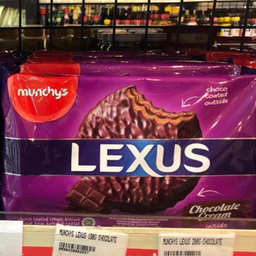 Jual MUNCHY'S LEXUS CHOCOLATE CREAM BISCUIT CRACKERS | Shopee Indonesia