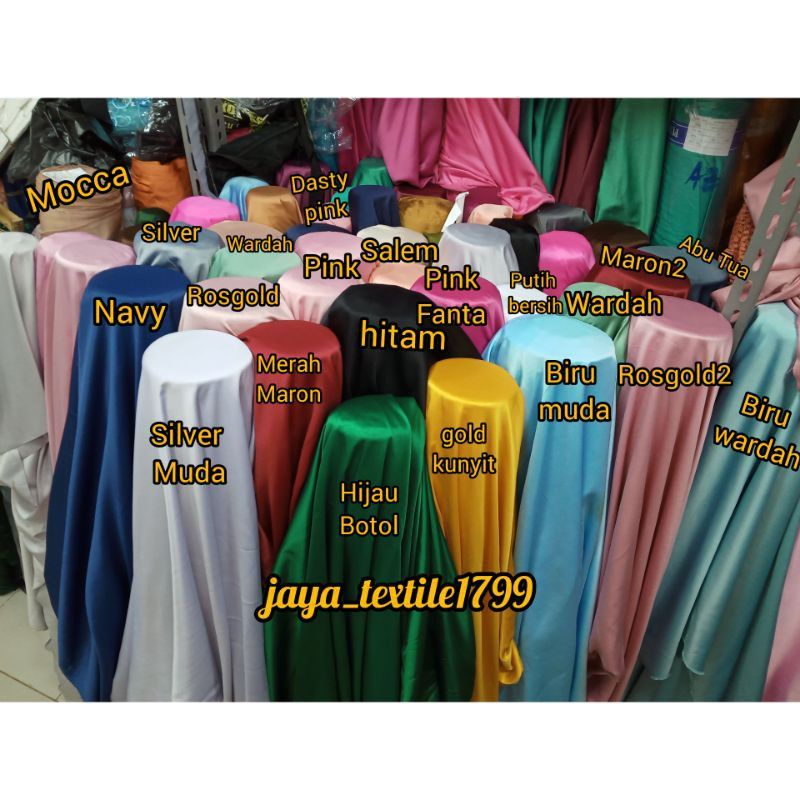Jual Kain SATIN VELVET PREMIUM by Roberto cavali / Satin Velvet / harga ...