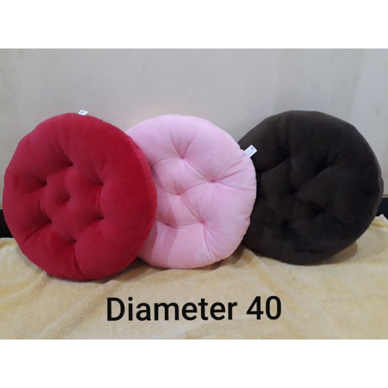 Jual BANTAL DUDUK BULAT "VELBOA BULAT" pola DM 40 | Shopee Indonesia
