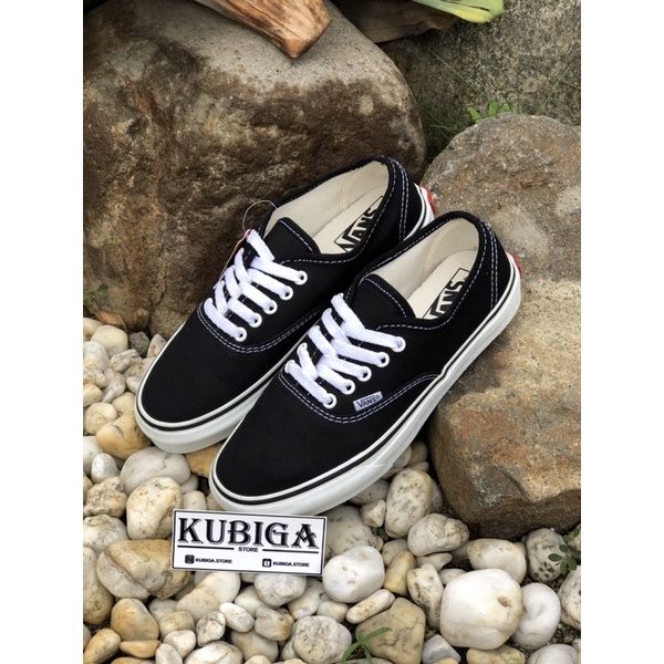 Jual Sepatu Vans Authentic Classic Black White | Shopee Indonesia