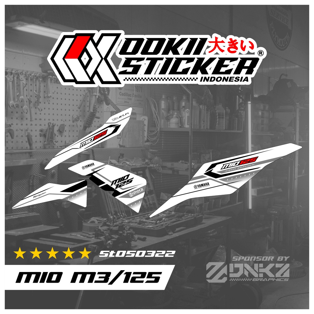 Jual Stiker Mio M3 Decal Striping Mio M3 / Mio Z / Mio 125 ST050322 ...