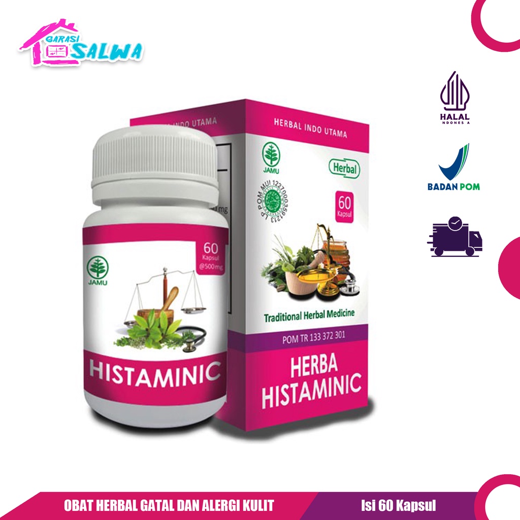 Jual Kapsul HIU Histaminic Original Obat Gatal Dan Alergi Pada Kulit ...