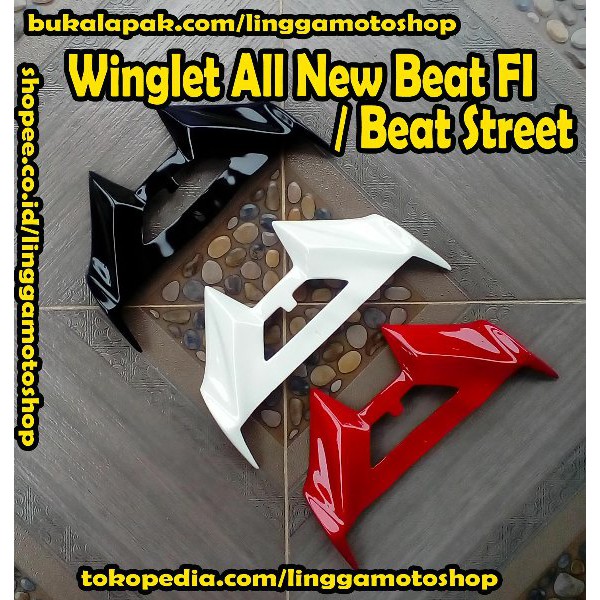 Jual winglet sayap variasi All New Beat Fi 2017 - beat street | Shopee ...