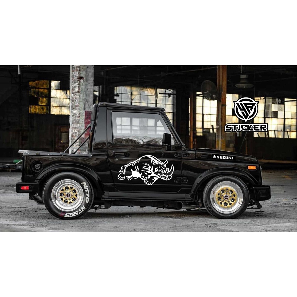 Jual sticker mobil badak jimny katana feroza rubicon dll | Shopee Indonesia