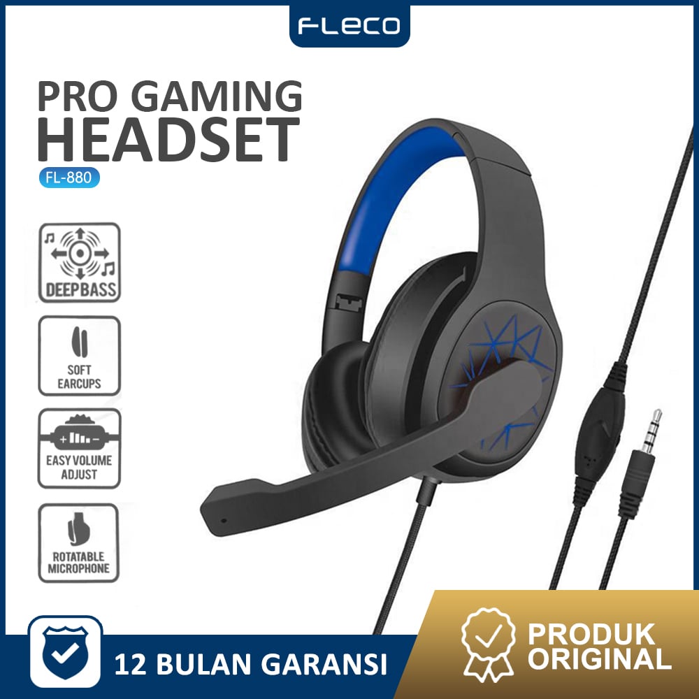 Jual Headset Gaming – Headphone FF PUBG PC/Mobile Dengan turbo jack 3.5 ...