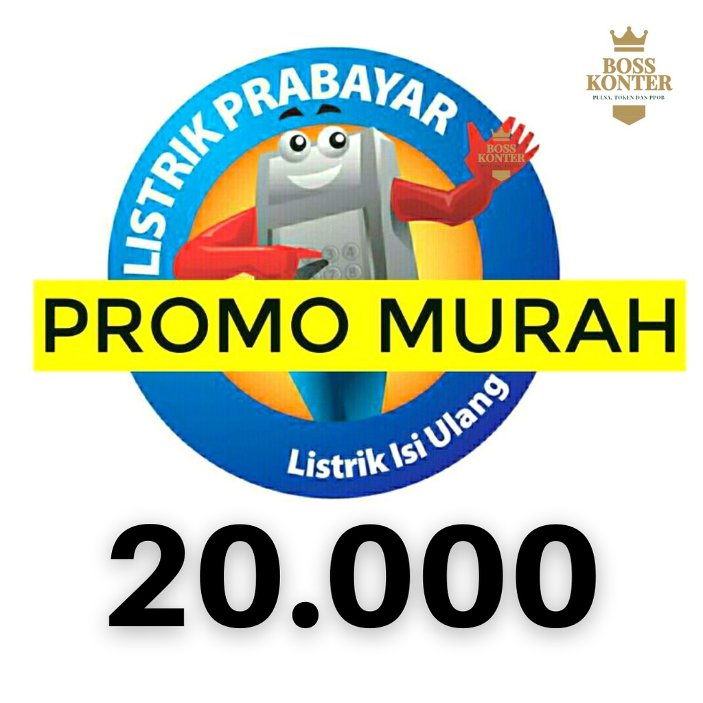 Jual TOKEN LISTRIK 20 20000 / PULSA LISTRIK PLN 20K MURAH | Shopee Indonesia