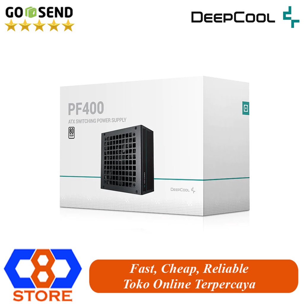 Jual PSU PC PSU DEEPCOOL POWER SUPPLY DEEPCOOL PF400 PF-400 400W 80 ...