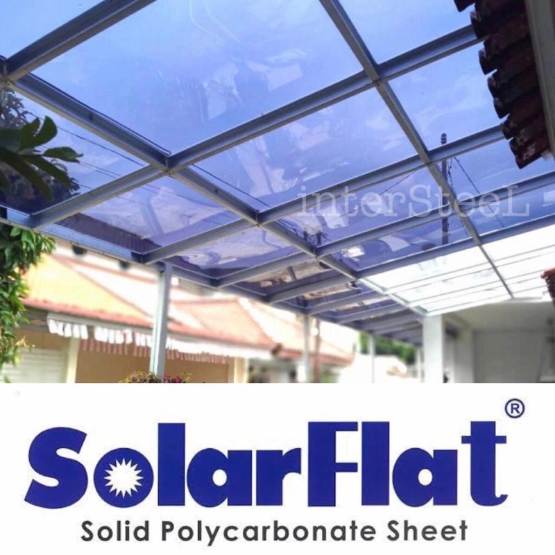 Jual SolarFlat 3mm - Atap SolarTuff Flat - Solid Polycarbonate Sheet ...