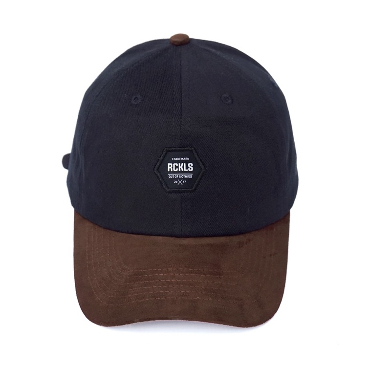 Jual RCKLS. Polo Cap Black Brown | Topi denim I topi Pria | Shopee ...