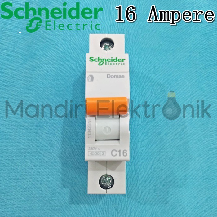 Jual MCB Schneider Domae 1P 2A, 4A, 6A, 10A, 16A, 20A, 32A, 40A 1 Phase MCB SNI | Shopee Indonesia