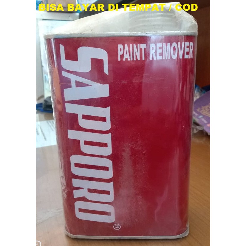 Jual PENGHAPUS CAT SAPPORO PAINT REMOVER 1 KG PERONTOK CAT KAYU BESI ...