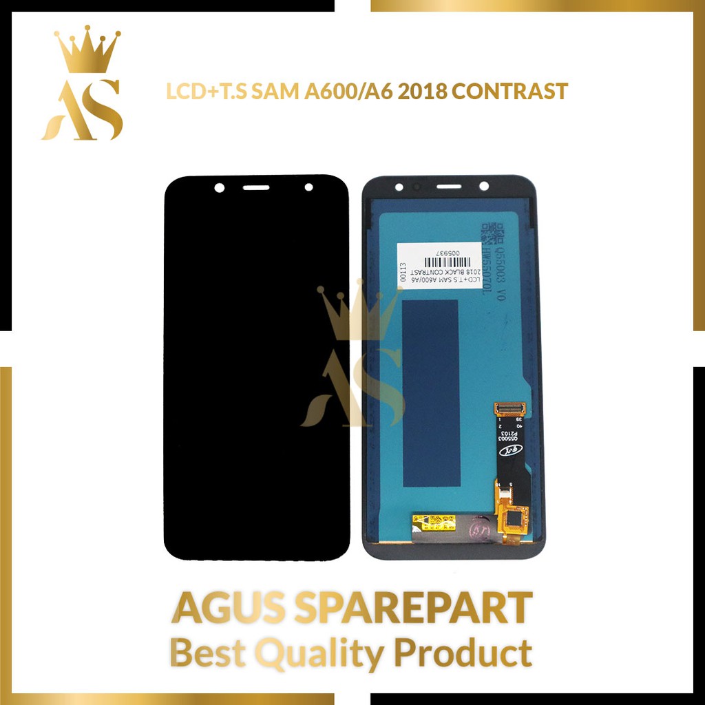 Jual LCD TOUCHSCREEN SAMSUNG J6 / J600 / J600G / J600F / J6 2018 / A6 / A600 / A600F | Shopee ...