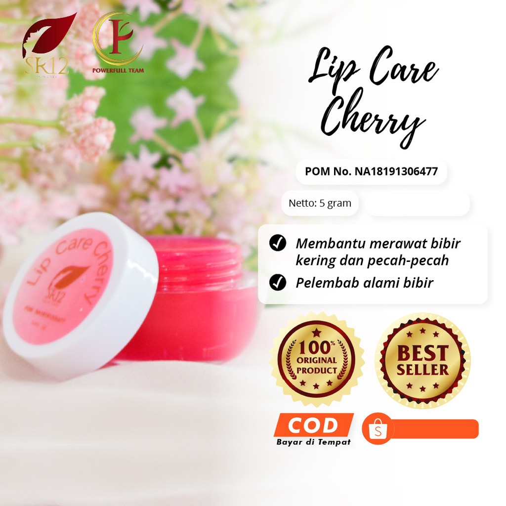Jual LIP CARE CHERRY SR12 BEST SELLER..!! PELEMBAB BIBIR / LIP BALM / PENCERAH WARNA BIBIR ...
