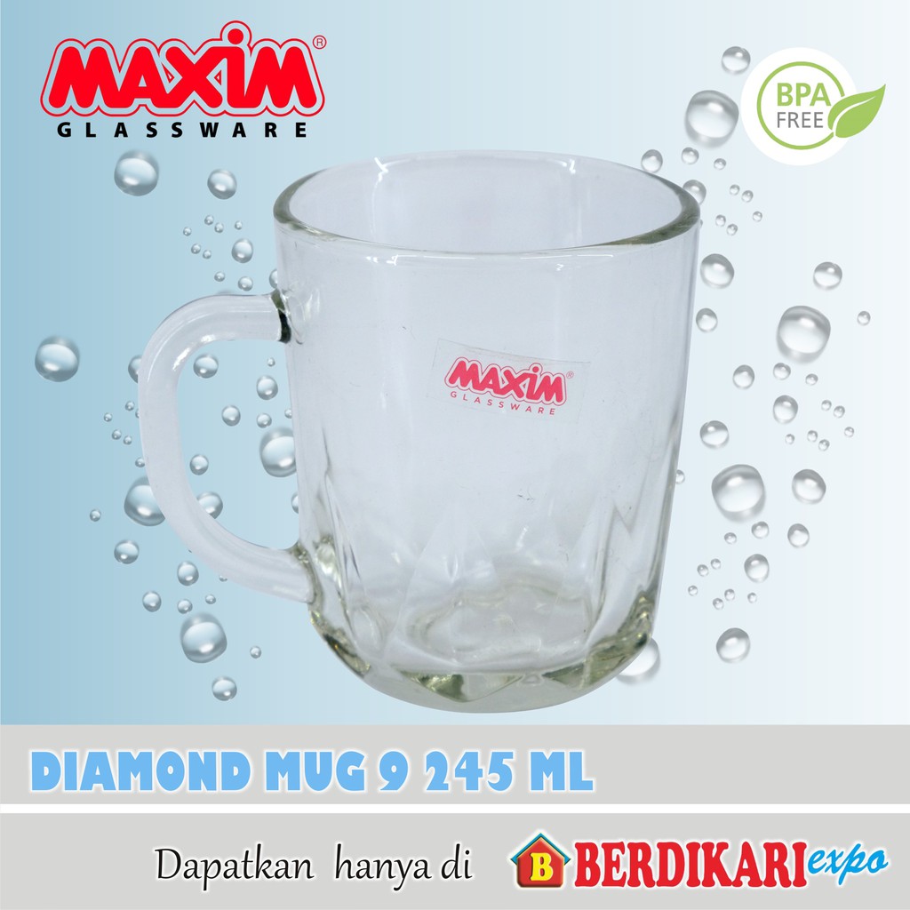Jual MASPION MAXIM DIAMOND MUG 9 245 ML | Shopee Indonesia