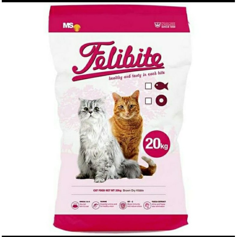 Jual Felibite 20 kg Makanan Kucng 20 kg khusus Gojeg Grab only | Shopee ...