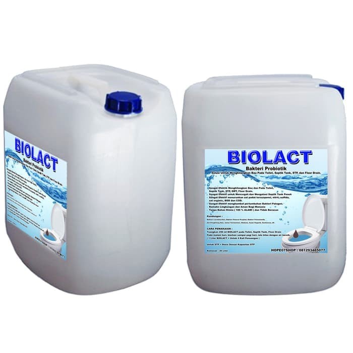 Jual BIOLACT Penghilang Bau, Pengurai Limbah STP , Bakteri Probiotik ...