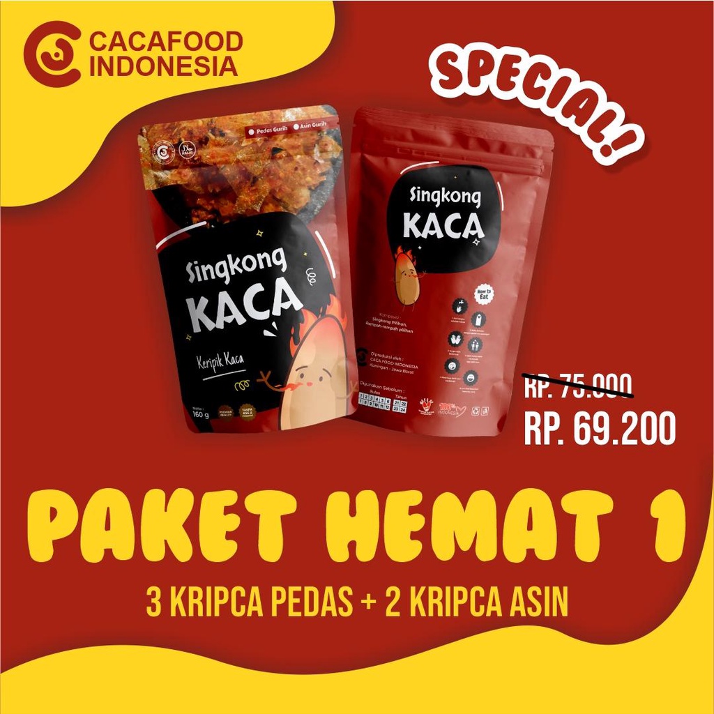 Jual PAKET HEMAT 1 (3KRIPCA PDS, 2KRIPCA ASIN) | Shopee Indonesia