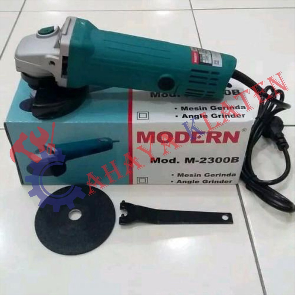 Jual Mesin Gerinda Tangan 4 Inch Grinda Listrik MODERN M-2300 B ...