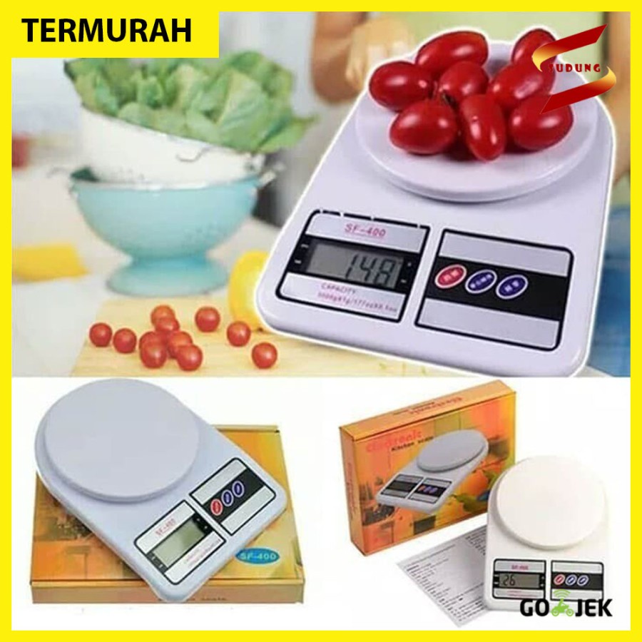 Jual Timbangan Dapur Digital SF-400 5 KG / 10 KG | Shopee Indonesia