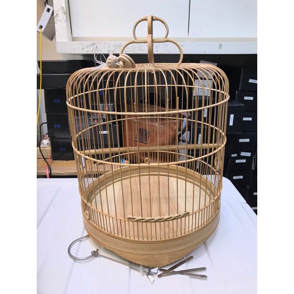 Jual Kandang Bambu Cungko Diameter 30cm | Shopee Indonesia