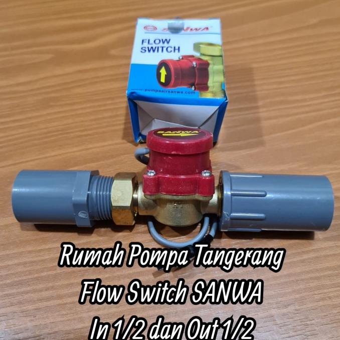 Jual Flow switch sanwa ukuran 1/2 inch 1/2 1/2 | Shopee Indonesia