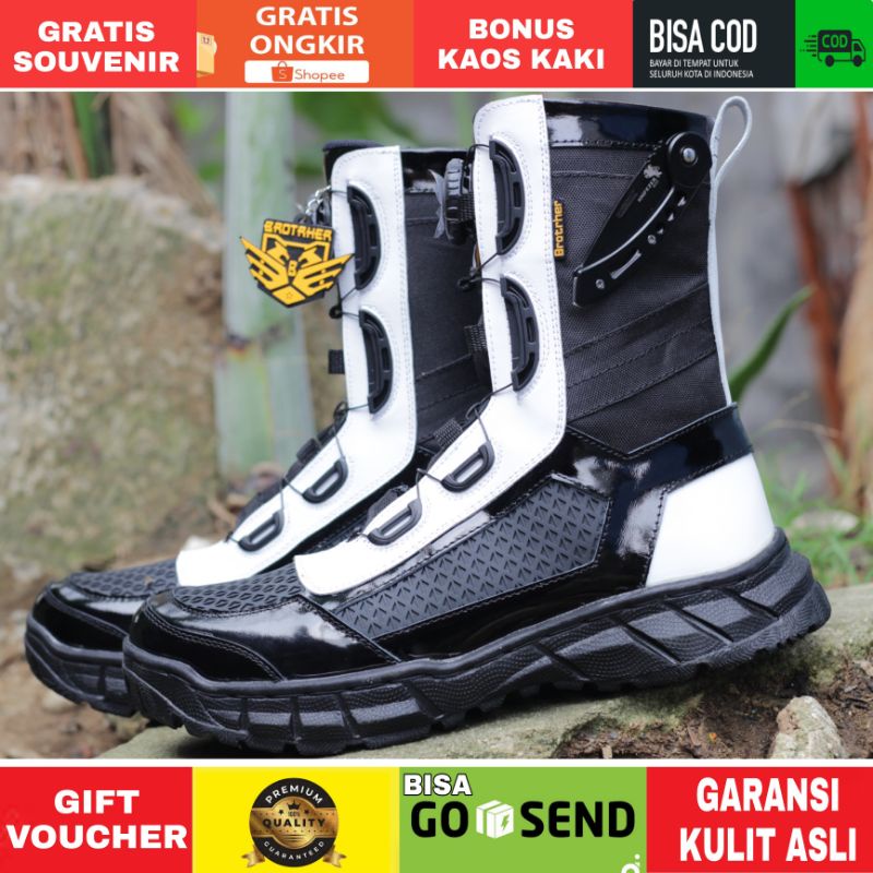 Jual Sepatu Pdl Propam Provost Polri Lapas Sipir Tali Putar Tali Baja ...