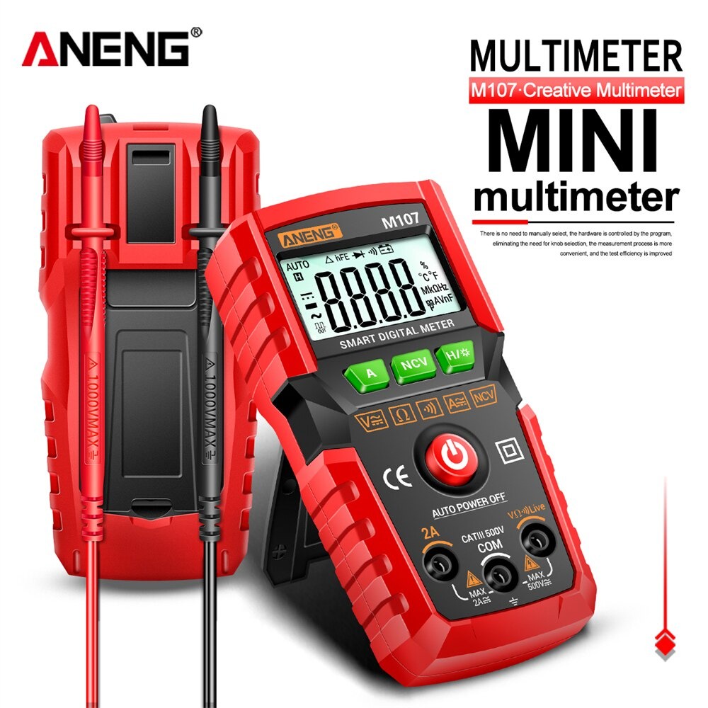 Jual ANENG M107 Digital Multimeter Multitester Avometer AC/DC ...