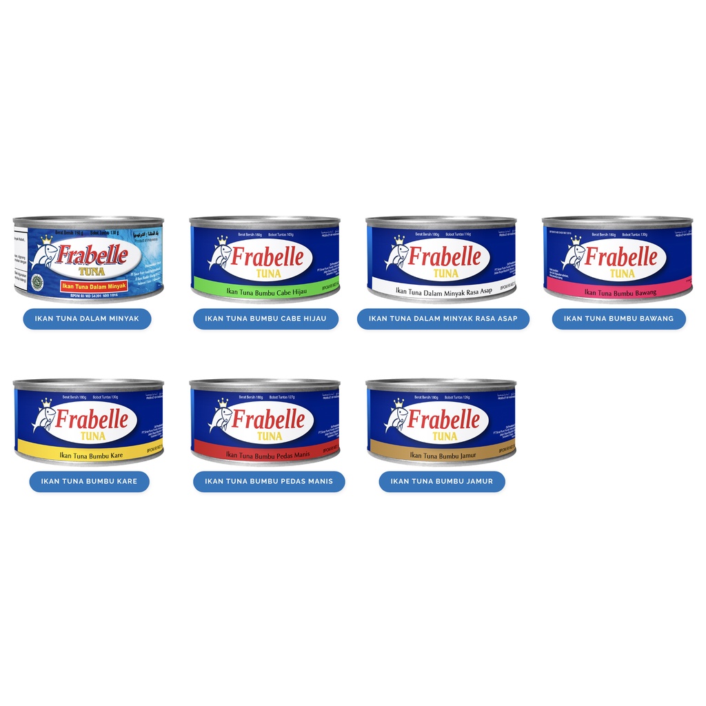 Jual Tuna Kaleng Frabelle 180 gr | Shopee Indonesia