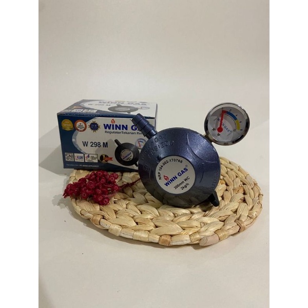 Jual Regulator Meter 298 Winn Gass Kepala Besar Tekanan Rendah SNI ...